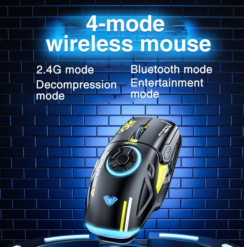 Gyro Mouse Wireless Four Mode Rechargeable Rotating... From Jiao10, $27 ...