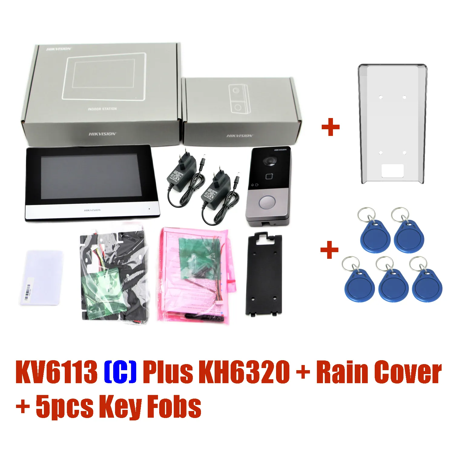 Kwikset Smart DS KIS603 P C Video Intercom Kit With WPE1, DS KH6320 ...