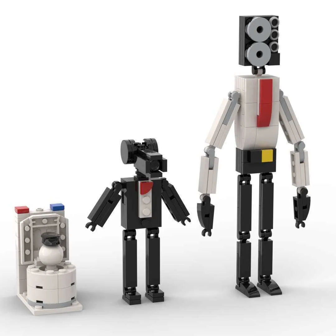 DHgate.com:Skibidi Toilet Monster Assembled Building Blocks - Toilet ...