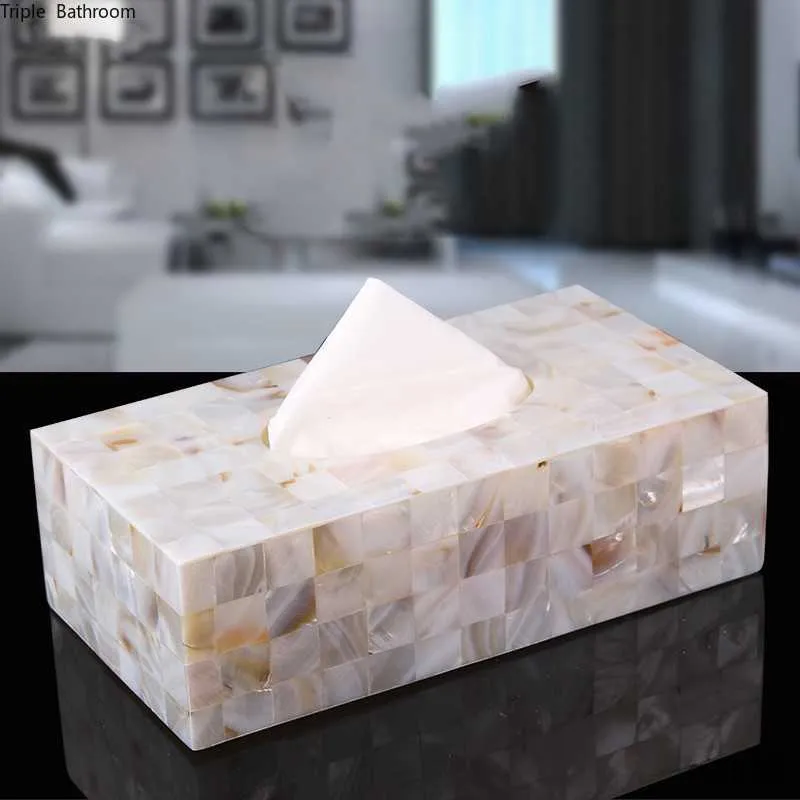 Marble Texture Resin Marble Tissue Box With Napkin Holder And Towel ...