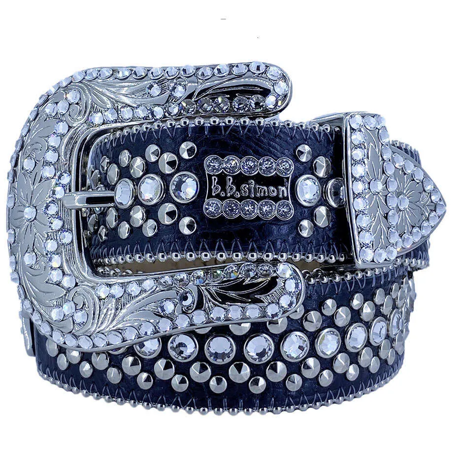 Designer Belt Bb Simon Belts For Men Women Shiny Diamond Belt The ...