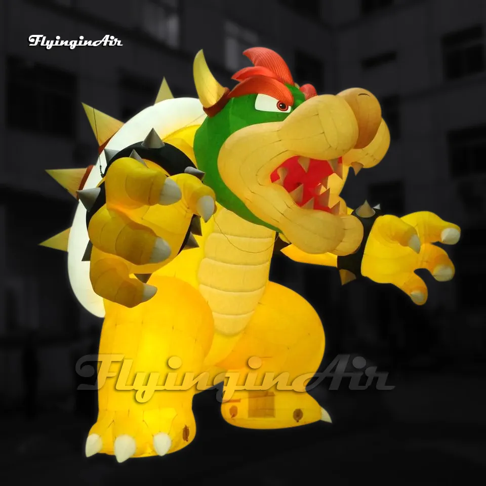 Amazing Giant Inflatable Bowser 6m Airblown Cartoon Character King ...