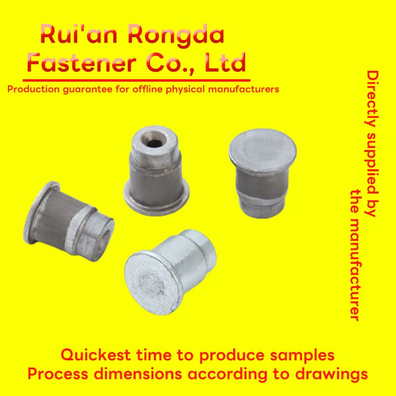 Galvanized Multi-Step Nuts - 100 Pack Carbon Steel Fasteners, Small ...