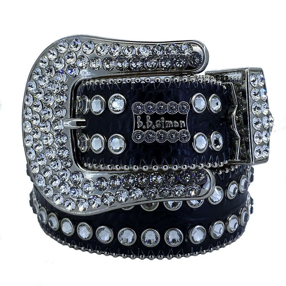 Designer Belt Bb Simon Belts For Men Women Shiny Diamond Belt The ...