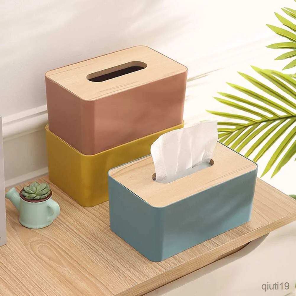 Tissue Boxes Napkins Tissue Box Napkin Storage Box Toilet Paper Box Nordic simple Tissue Paper Dispenser Cover Storage Box Home Living Decoration