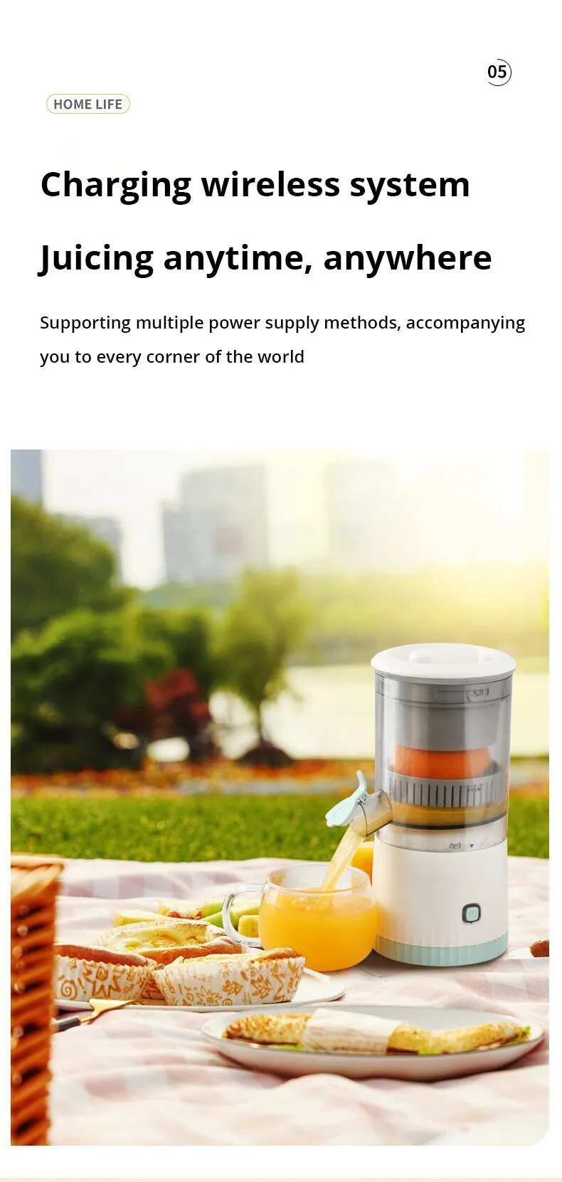 Juicer Mini Portable USB Juicer: Compact Fruit Extractor Machine With ...