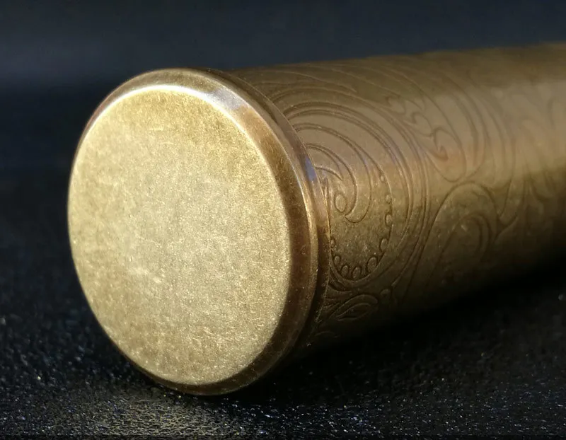 Portable Copper Cigar Tube Holder: Moisturizing Travel Case For Cigars ...