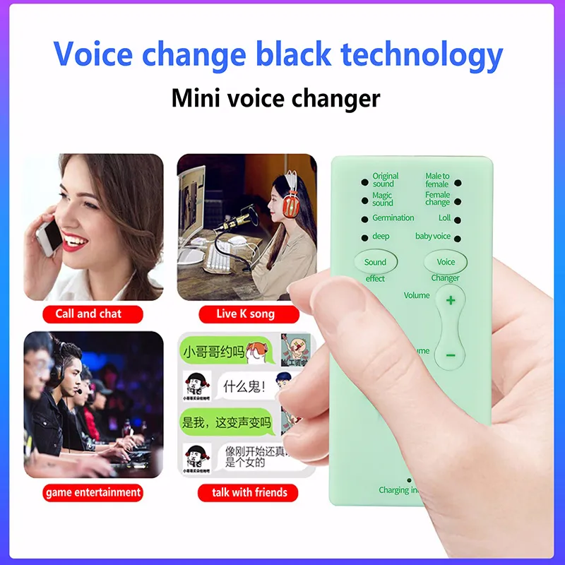 Audio Switcher Voice Changer Device With Camouflage Sound Effects For ...