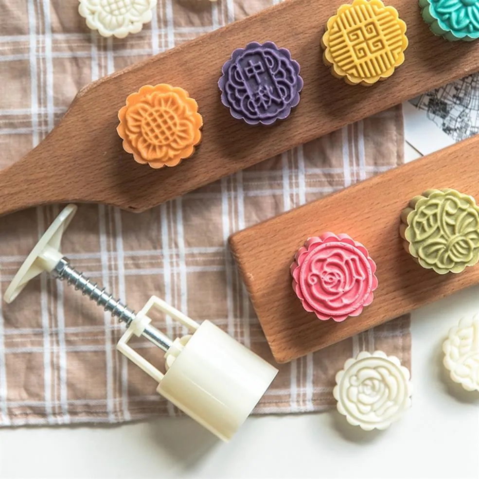 DHgate.com:Mooncake Molds, Cookie Flower DIY Stamp Pastry, Maamoul ...