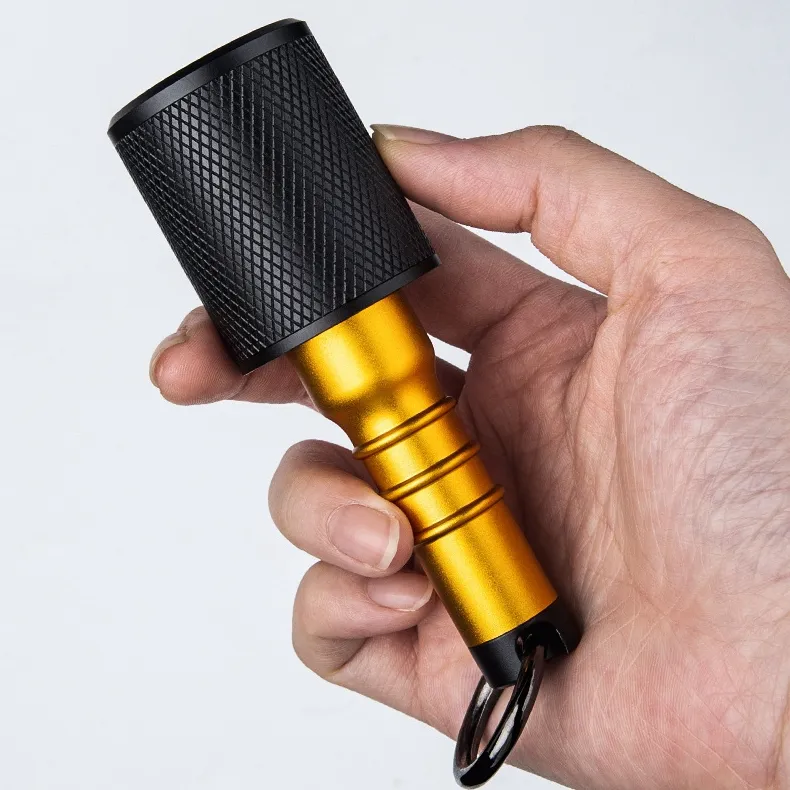Portable Herb Grinder Stash Jar - Aluminum Alloy Spice Miller, Airtight ...