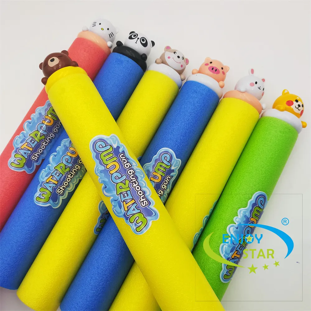 Guns De Rociado De Agua Juego De 4, Espuma Eva, Para Niños Fun Al Aire ...