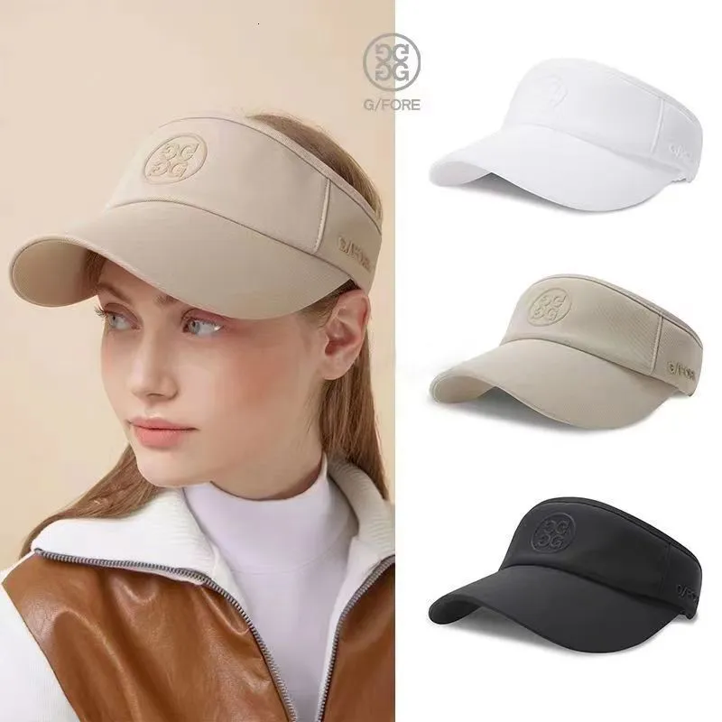 Wide Brim Women's Sun Visor - Open Top Golf Hat, Sports Cap for Running ...