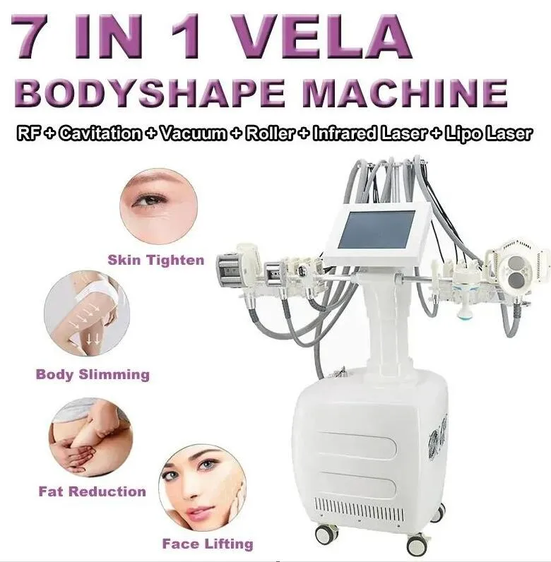V10 Vacuum Roller Slimming Machine With Cavitation, RF, Infrared Body ...