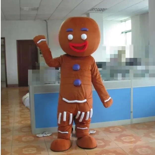 High Quality Gingerbread Man Kidney Mascot Costume For Halloween ...