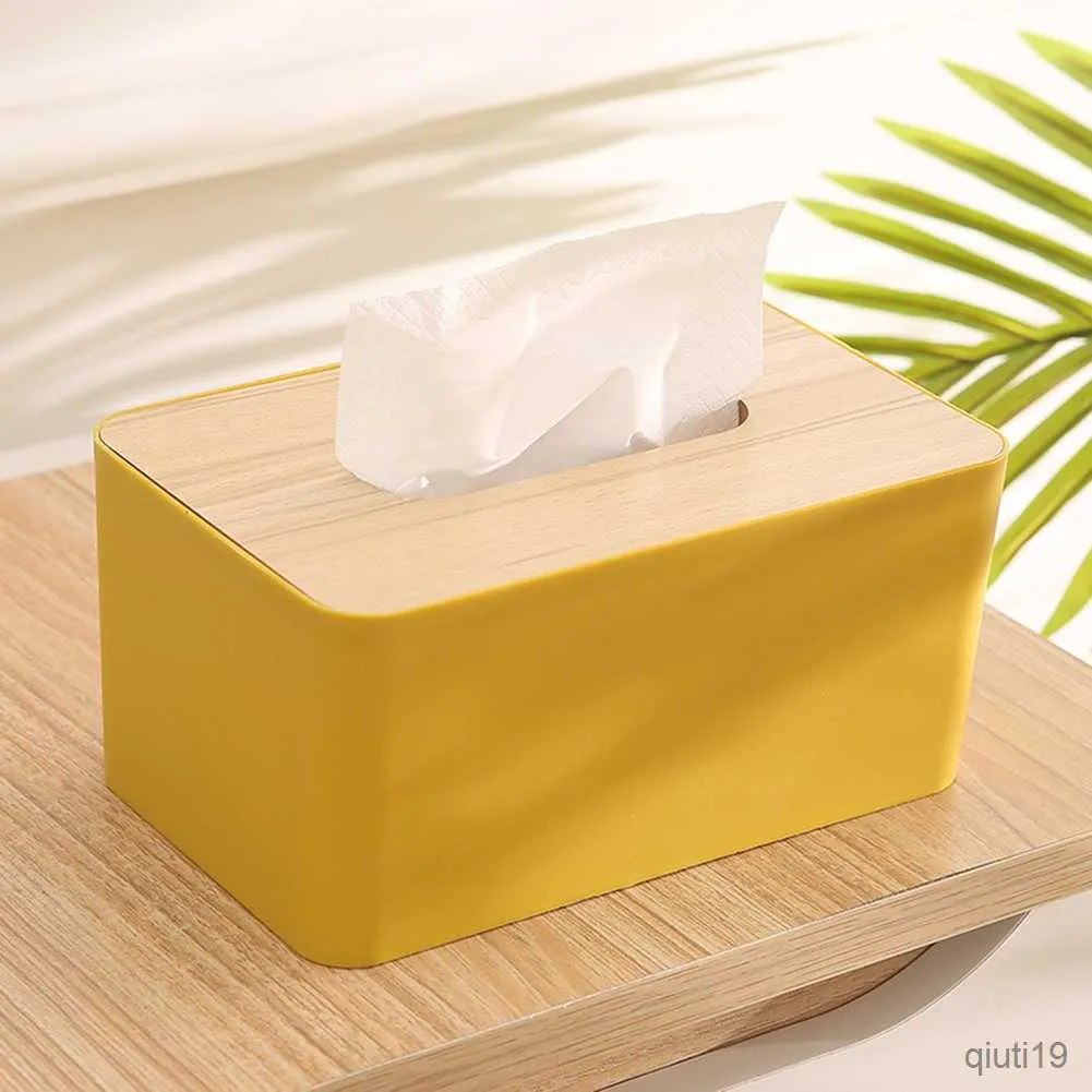 DHgate.com:Bamboo Tissue Box Holder with Removable Cover, Wooden Napkin ...