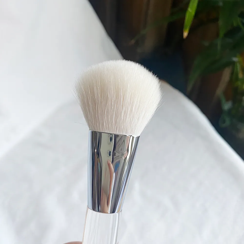 TME Ultra Fine Compact Powder Brush With Natural Bristles For Bronzer ...