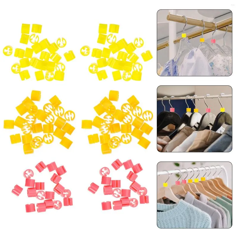 DHgate.com:Multicolor Plastic Clothing Size Number Garment Hangers with ...