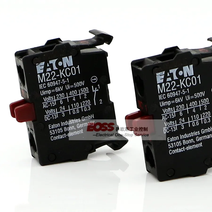 DHgate.com:20PCS Original Genuine EATON MOELLER M22-KC01 Connectors, 12V DC, Black:Office ...