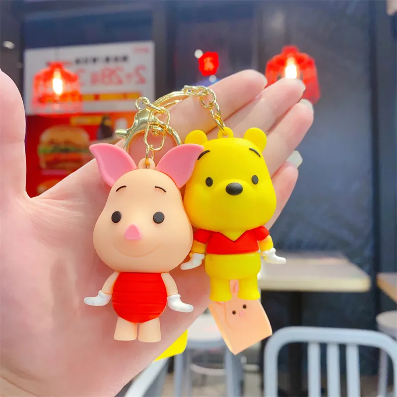 Cartoon Anime Doll Cute PVC Bag Charm Keychains Lanyards Keyrings for ...