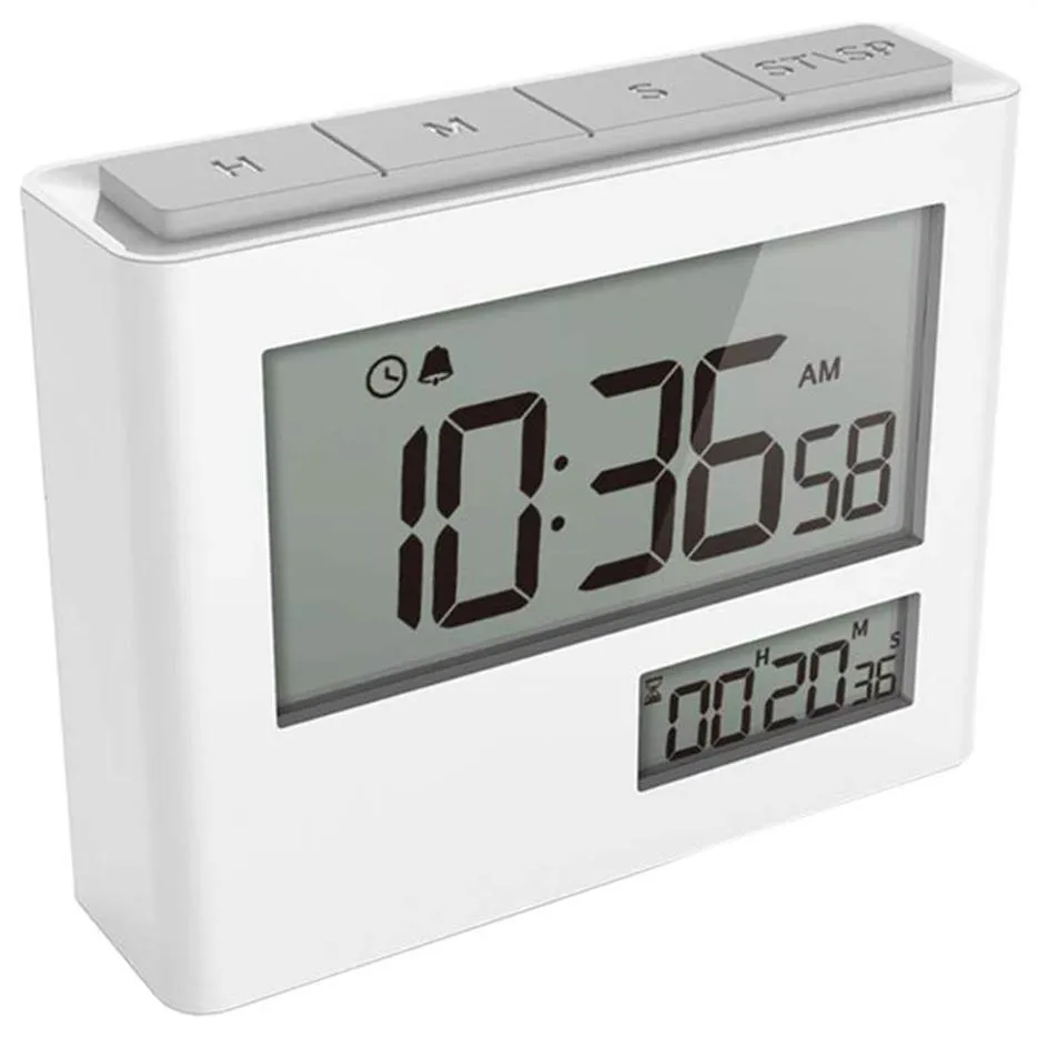 Multifunctional Dual Screen Kitchen Clock Timers Digital With Magnetic ...