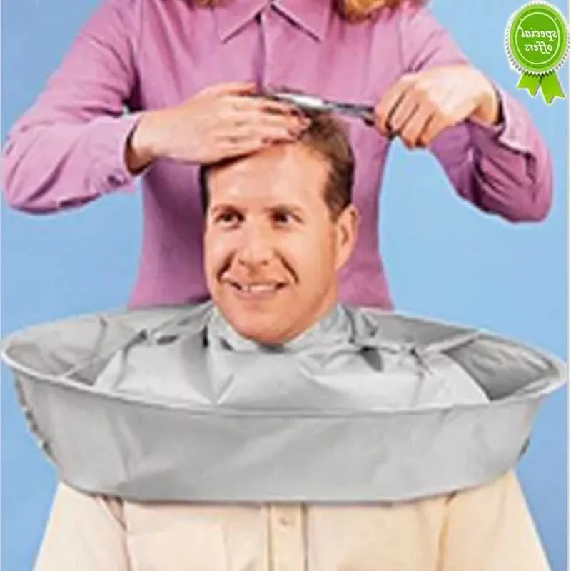 Creative DIY Apron Hair Cutting Cloak Coat Salon Barber Stylist Cape ...