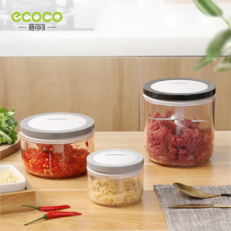 ECOCO Manual food meat grinder - Hand Power Food Chopper and Mixer for ...