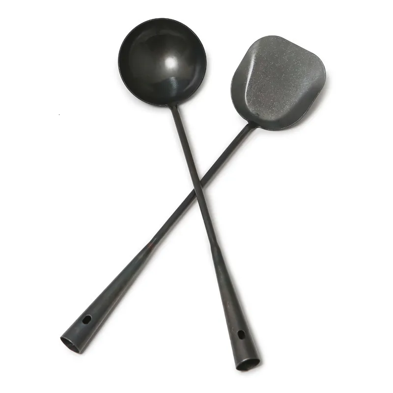 DHgate.com:Chinese Uncoated Iron Frying Pan Spoon Shovel Cooking ...