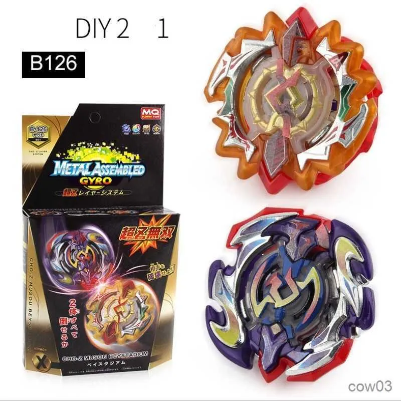 4D Beyblades TOUPIE BURST BEYBLADE SPINNING TOP DIY En B 126 Metal Gyro ...