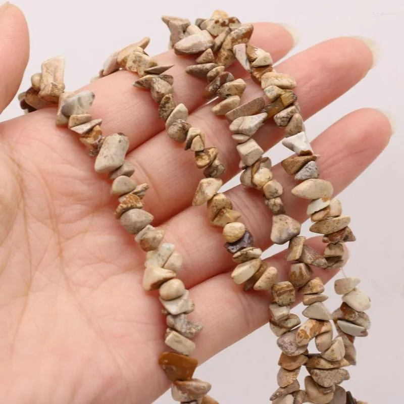DHgate.com:5-8mm Natural Picture Stone Gravel Beads for DIY Jewelry ...