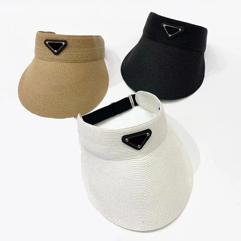 DHgate.com:Straw Visor Hats for Sun Protection - Summer Casual Designer ...