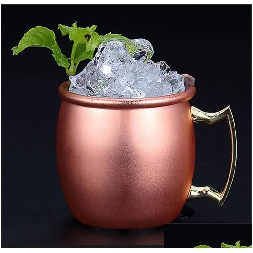 DHgate.com:Mini Copper Moscow Mule Mugs - 95ml Stainless Steel Cocktail ...