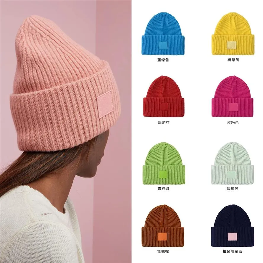 DHgate.com:Verastore Winter Hats Solid Color Wool Knit Beanie Women ...