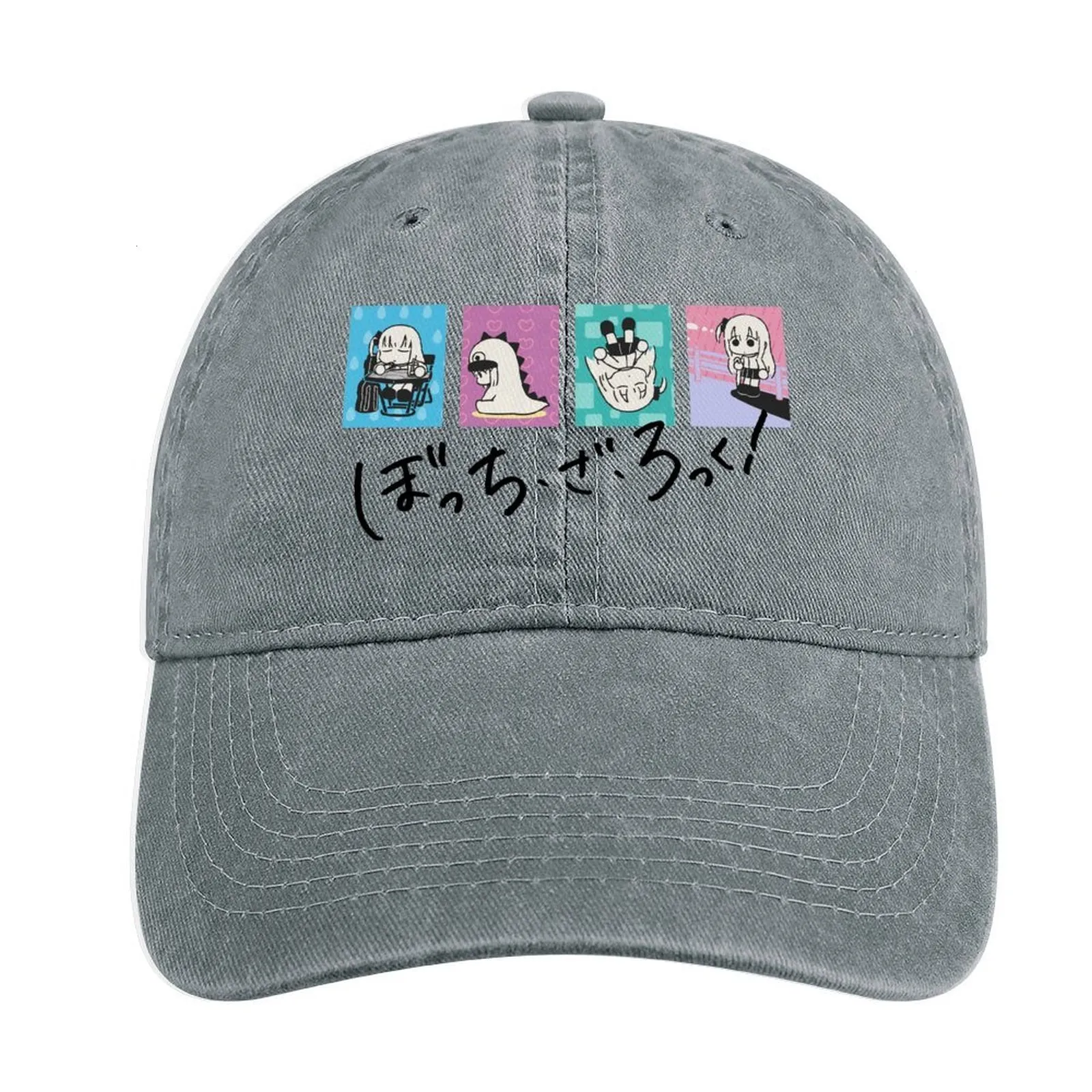 Bocchi The Rock Hitori Gotoh Chibi Cowboy Cute Ladies Baseball Caps ...