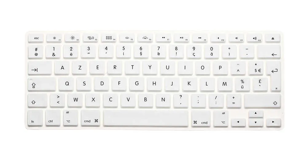RYGOU French UK/EU Clavier AZERTY Laptop Keyboard Plastic Cover Skin ... RYGOU French UK/EU Clavier AZERTY Laptop Keyboard Plastic Cover Skin ...