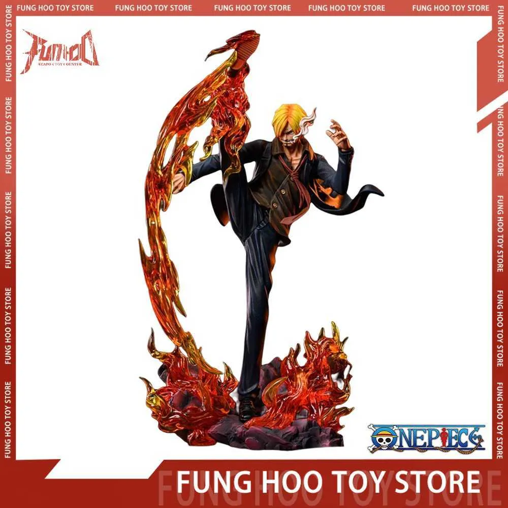 Anime Figurines: Dynamic Leg Fire Battle Pose PVC Collectible Statue ...