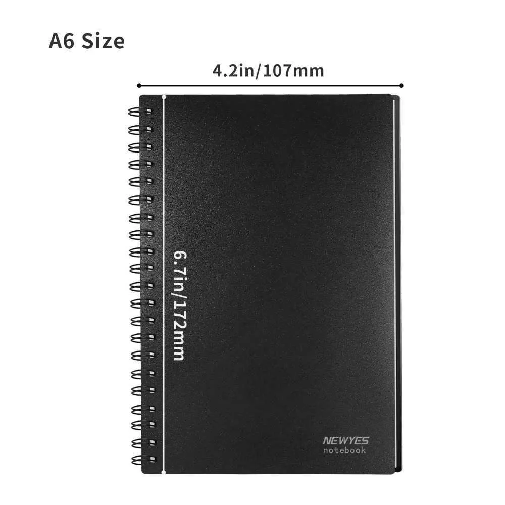 A6 Reusable Smart Notebook - Erasable Notepad with Pen, Microwave ...