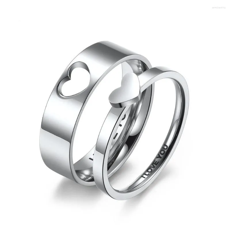 DHgate.com:His & Hers Heart Matching Stainless Steel Forever Love ...