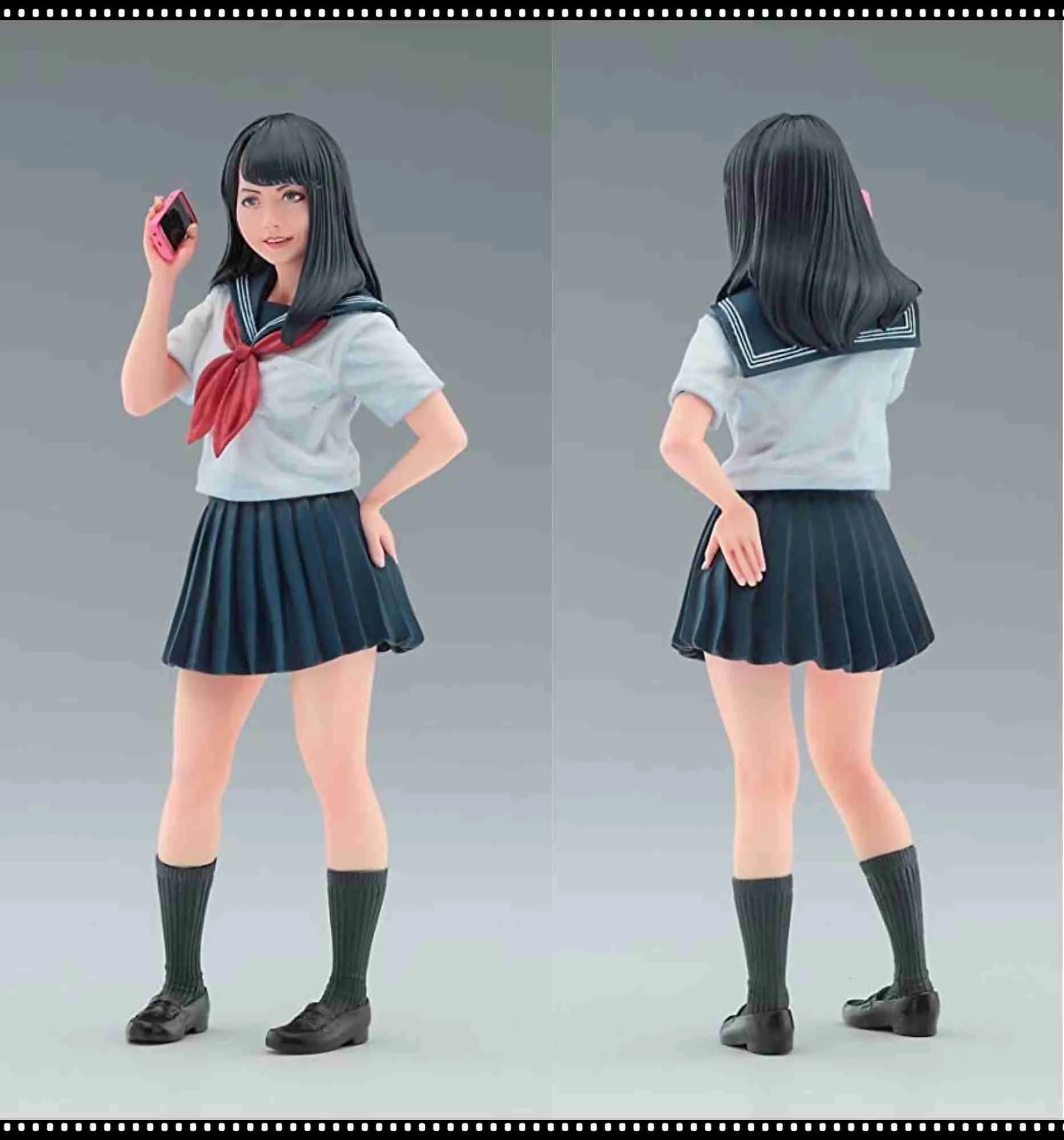 DHgate.com:1/12 Scale Unpainted GK Resin Model Kit - Anime Girl Calling ...