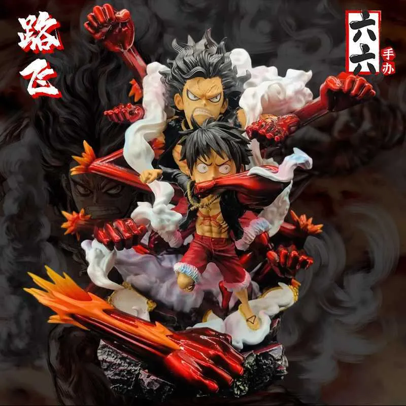 Anime Manga 16 Cm Figura De Una Pieza Mono D Luffy Snakeman Figuras De ...