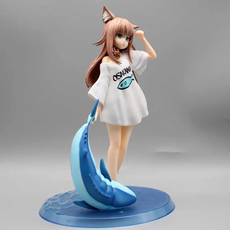 23cm Anime Cat Girl Figure: Cute Kawaii Cat Statue, Manga Style ...