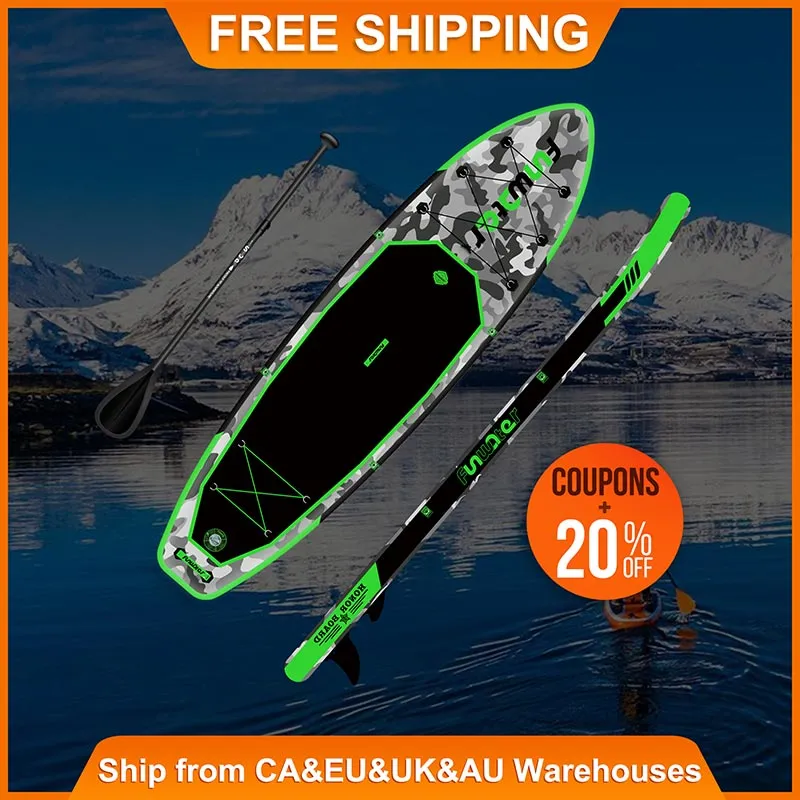 DHgate.com:Inflatable Paddle Board 3058015cm Drop Stitch PVC+EVA Stand ...