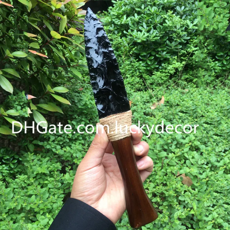 Handmade Raw Black Obsidian Quartz Blade Crystal Collection With ...