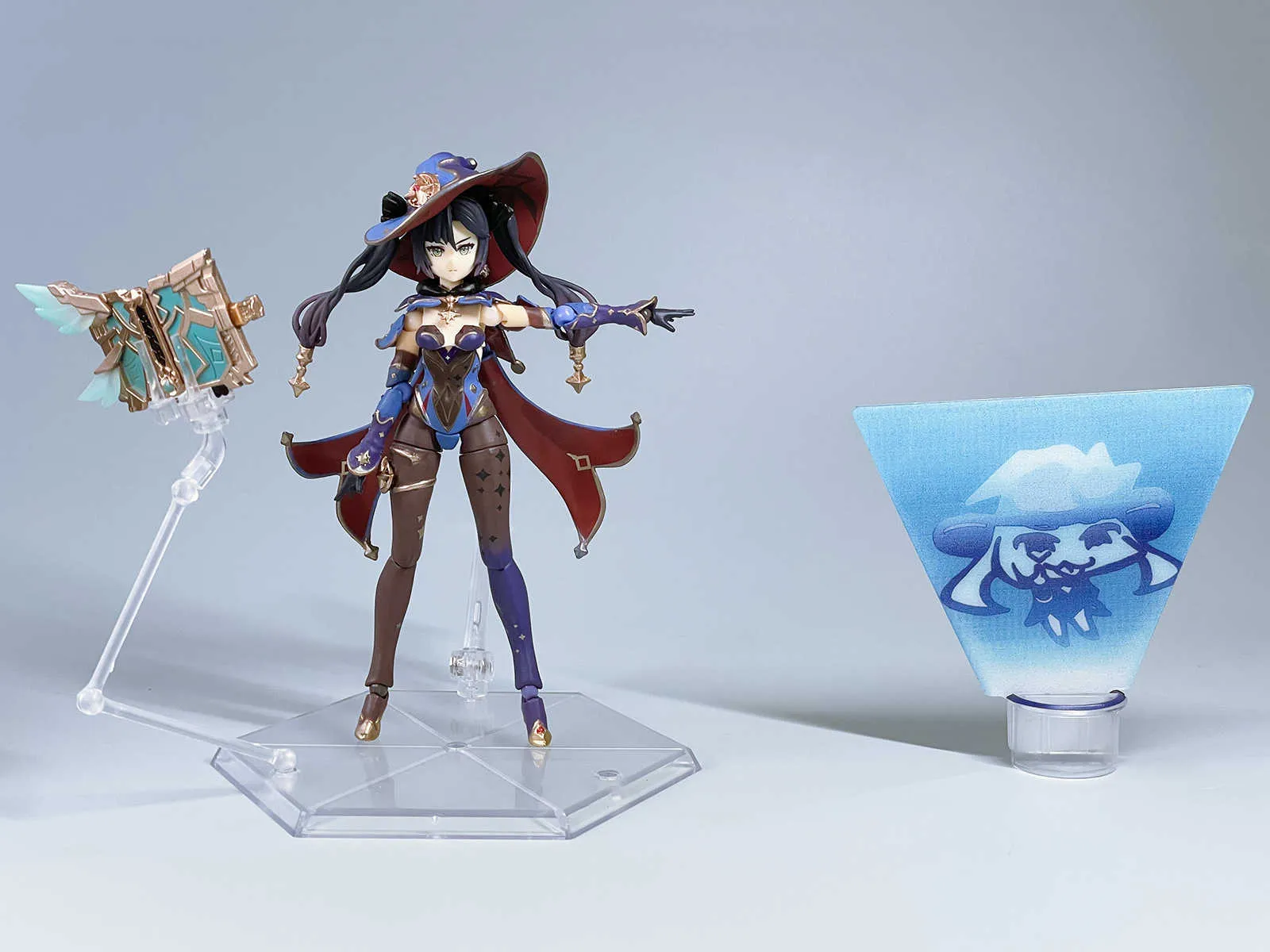 Anime Manga Genshin Impact Mona 15cm PVC Figure Mirror Reflection ...