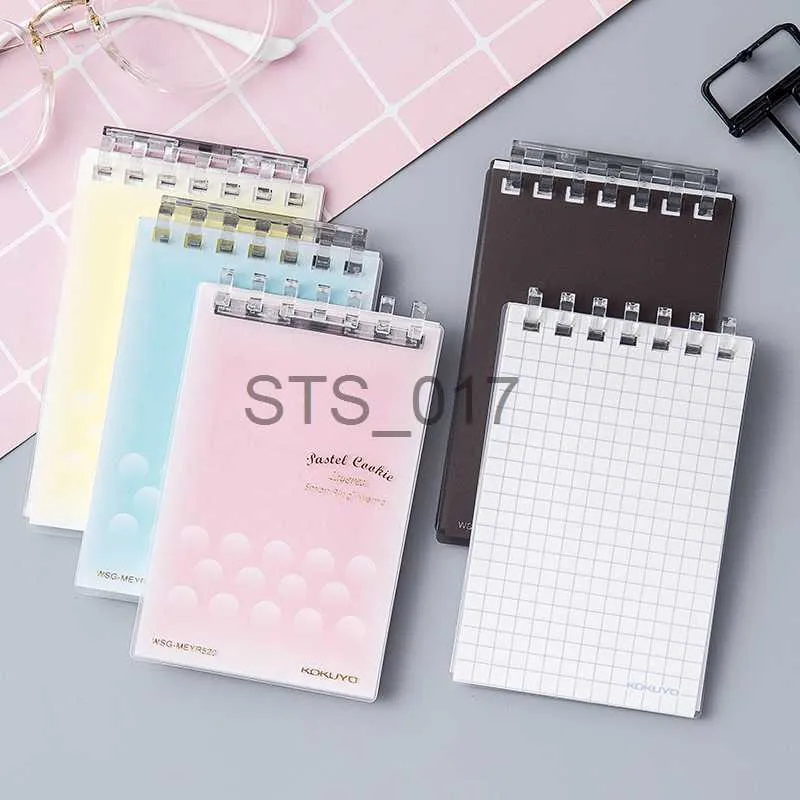 Compact Loose Leaf Binder Notebook Mini Portable Ring Memo Pad, Pastel ...