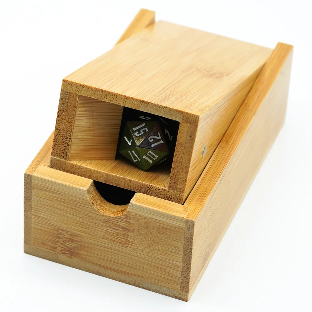 Foldable Wooden Bamboo Dice Tower Rolling Case For D&D Board Game Dungeons And Dragons 2024 From ...