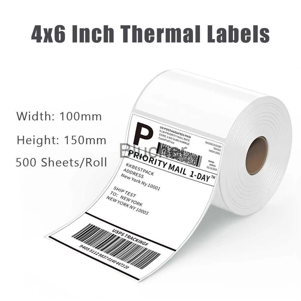 4x6 Thermal Shipping Labels 100x150mm Self Adhesive Stickers For FedEx ...