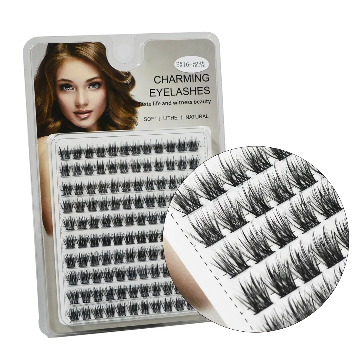 DHgate.com:120 Pcs Cluster Lashes DIY Cluster False Eyelashes, Reusable ...