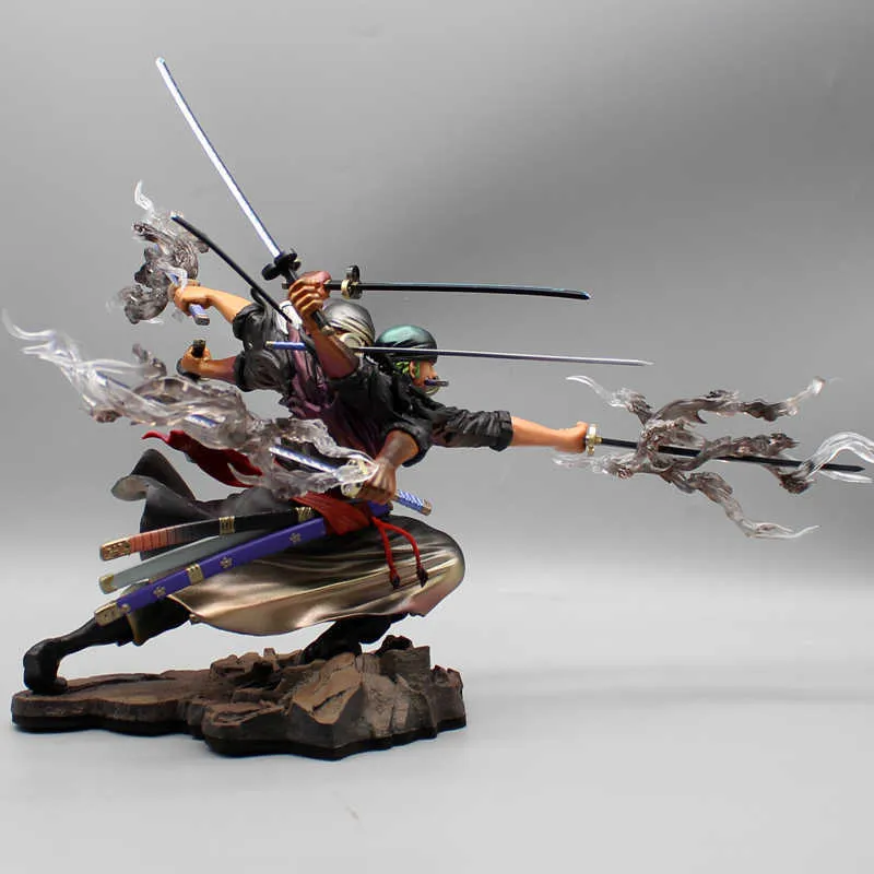 One Piece Zoro Figure - Wano Country Nine Swords Style - Premium Anime ...