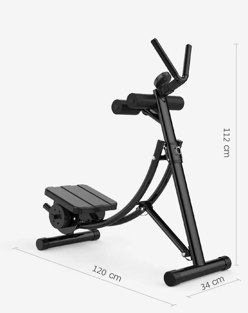 Ab Rollers WolFAceMuscle Trainer Abdominal Platform Foldable Thin Waist ...