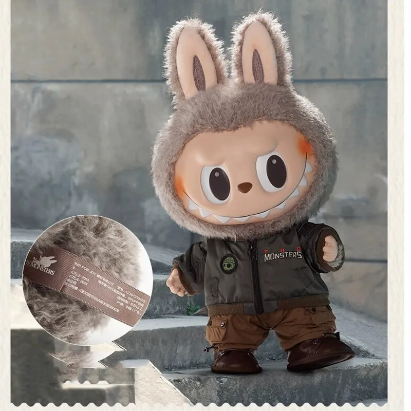 Bubble Mart LABUBU Enamel Toy Plush Raglan Fashion Doll 15 in 38 cm ...